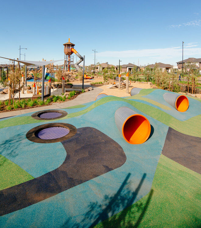 Hit a high note at Woodlea Estate Adventure Playground
