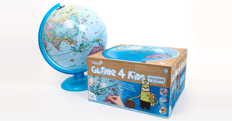 Micador Globe 4 Kids adventure edition globe + night light