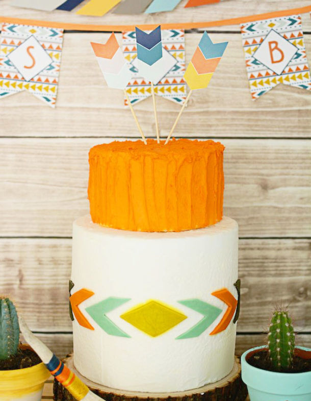 Cakespiration : 14 chic cakes for a boho baby shower | Mum's Grapevine