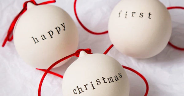 12 adorable baby's first Christmas decorations