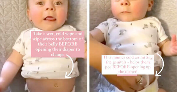 How to stop baby peeing during nappy change | Mum's Grapevine